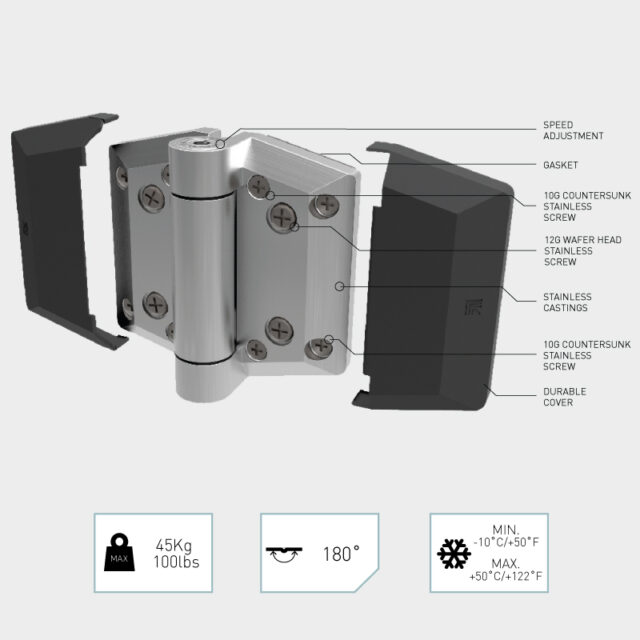 200 Utility Surface Mount Soft Close Hinge (Formerly the 156 Hinge ...
